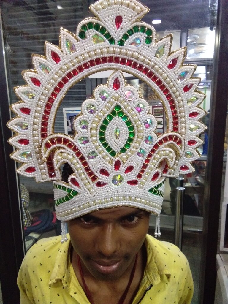 KRISNA KING RAM DURGA CROWN – BharatanatyamWorld